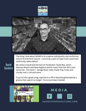 David Kasheta | WOMR – Outermost Community Radio